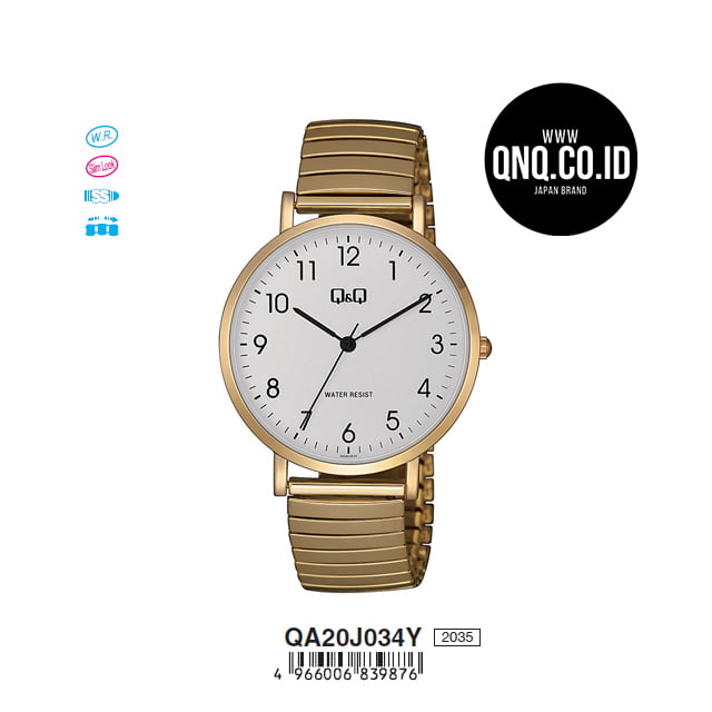 Jual Jam Tangan Q&Q Original QA20J034Y | qnq.co.id